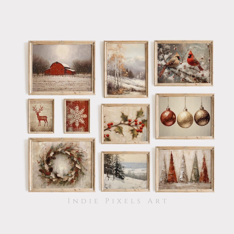 Farmhouse Christmas Decor - Etsy