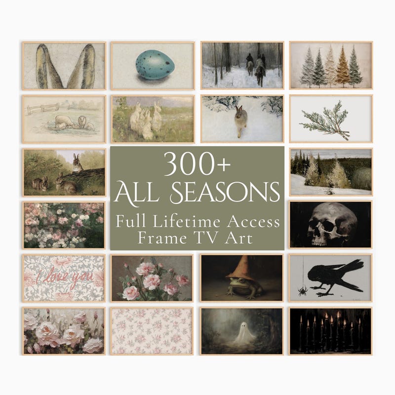 Frame Tv Holiday Art Bundle - Etsy