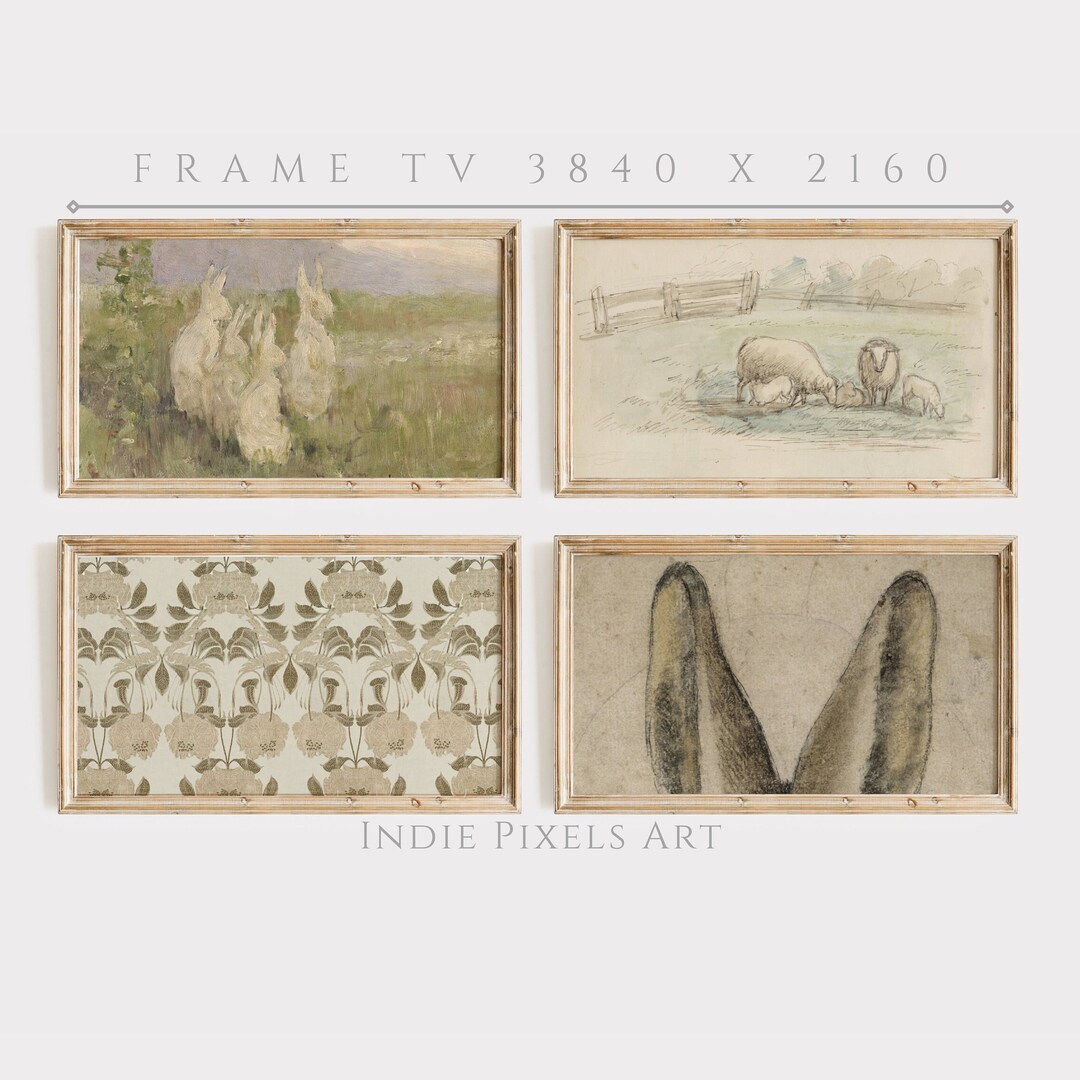 Springtime Frame TV Art Easter Vintage Art for Samsung Frame TV ...