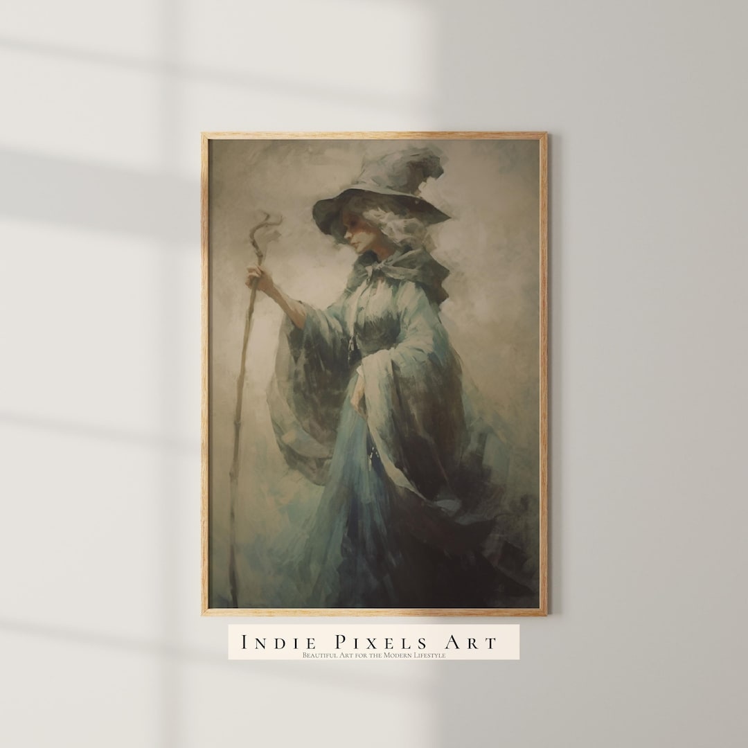 Whimsigoth Decor Printable Halloween Witchy Wall Art Print Printable ...