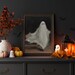Cute Ghost Halloween Digital Print, Halloween Wall Decor Digital ...