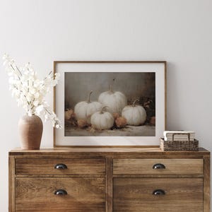 Fall Wall Decor Printable Pumpkin Gallery Set of 4 Prints | Rustic ...