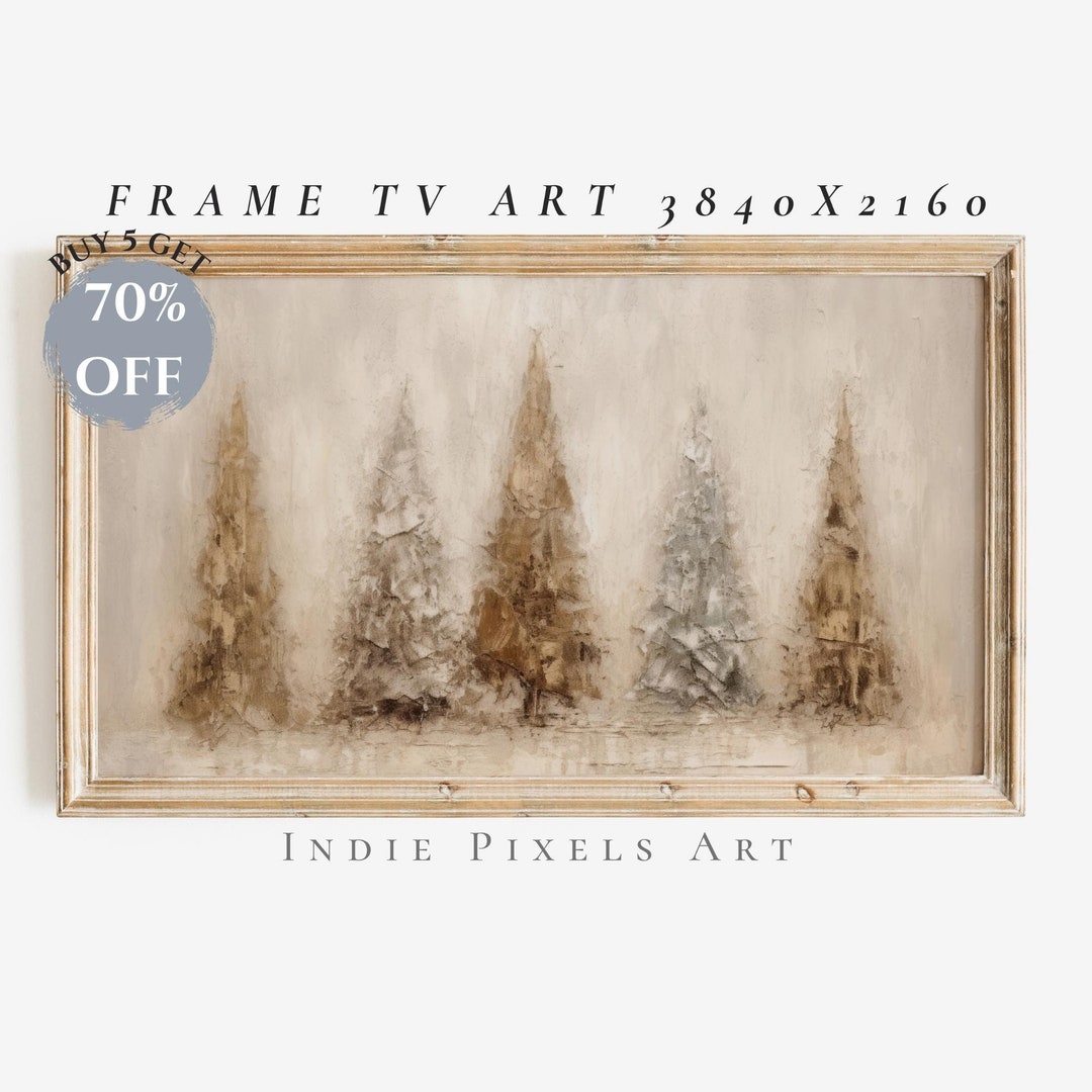 Christmas Samsung Frame TV Art, Winter Samsung Frame TV Art, Farmhouse ...