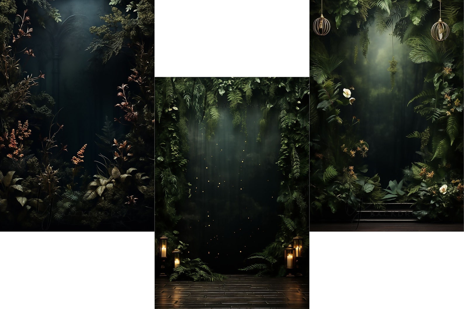 Digital Enchanted Forest Backdrops, Whimsical Maternity Backdrop ...