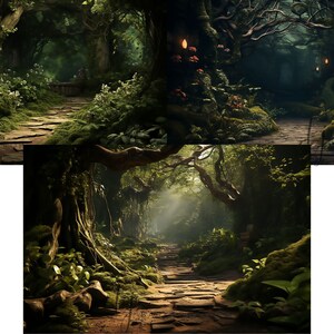 Digital Enchanted Forest Backdrops, Whimsical Maternity Backdrop ...