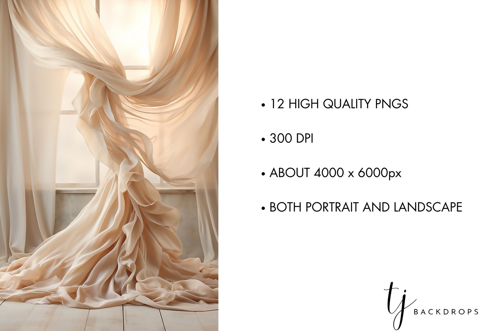 Digital Neutral Flowy Fabric Backdrops, Silk Maternity Backdrop ...