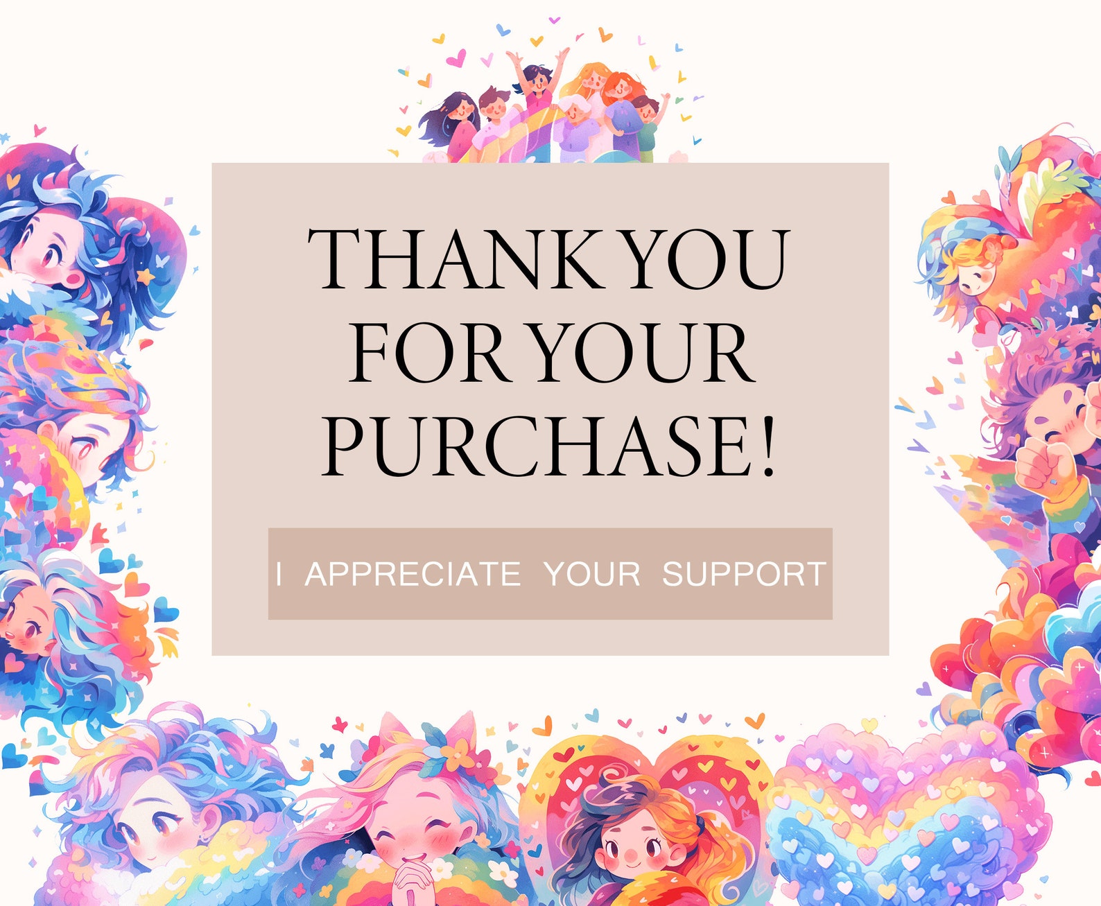 Watercolor Pride Month Clipart, Pride Month Clipart, Downloadable Clip ...