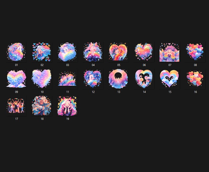 Watercolor Pride Month Clipart Pride Month Clipart - Etsy