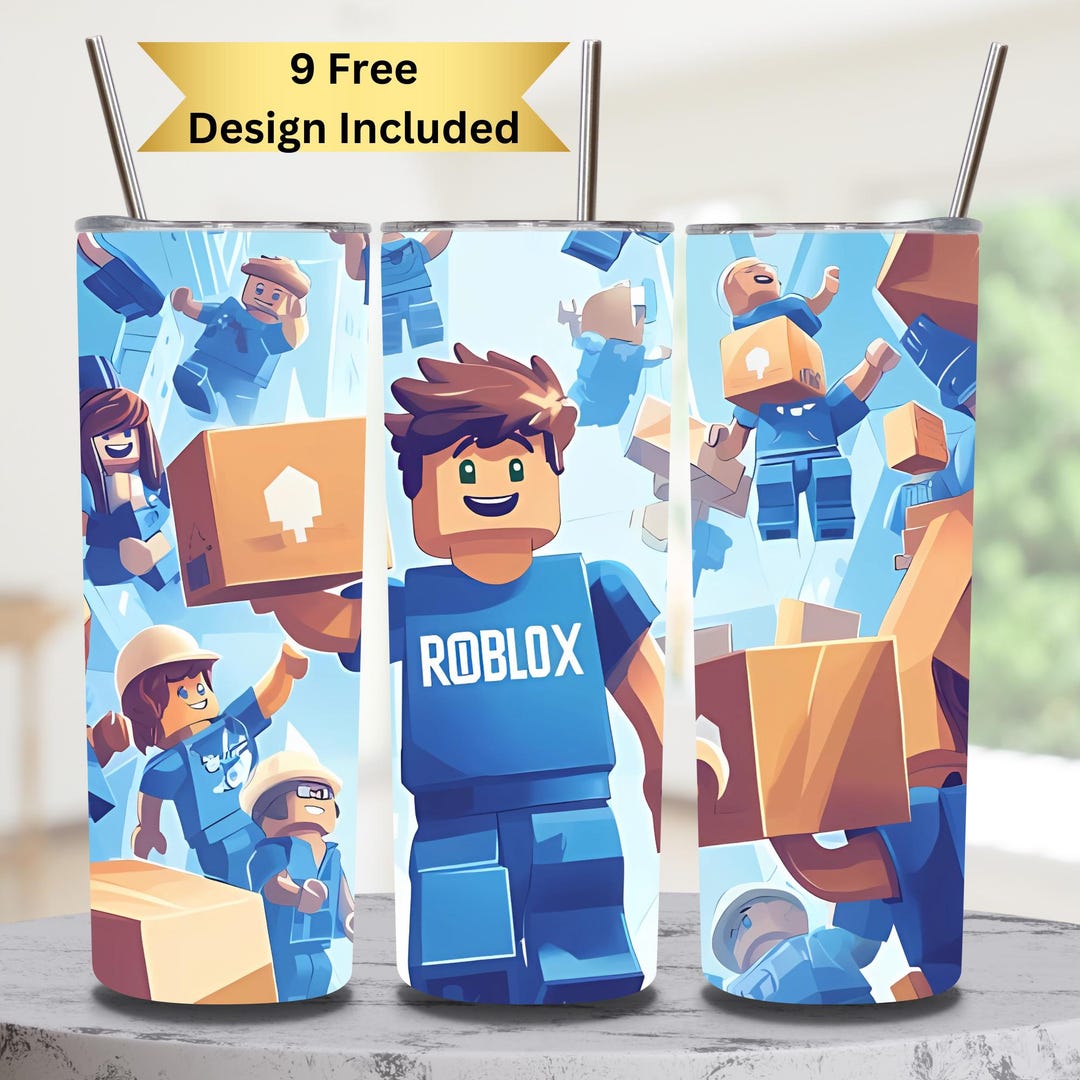 Roblox-inspired Tumbler Wraps for Sublimation Digital Download Gamers ...