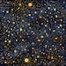 Starry Night Sky 10 Pack of Surface Pattern Designs Digital Paper, Star ...