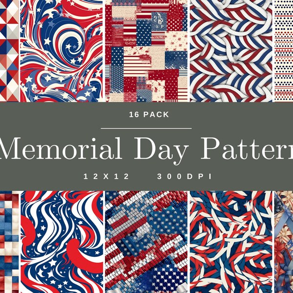 Memorial Day Pattern - Etsy