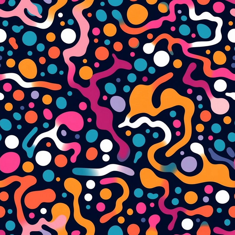 Unity in Motion 10 Patterns, Digital Paper, Seamless Pattern, Abstract ...