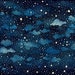 Starry Night Sky 10 Pack of Surface Pattern Designs Digital Paper, Star ...