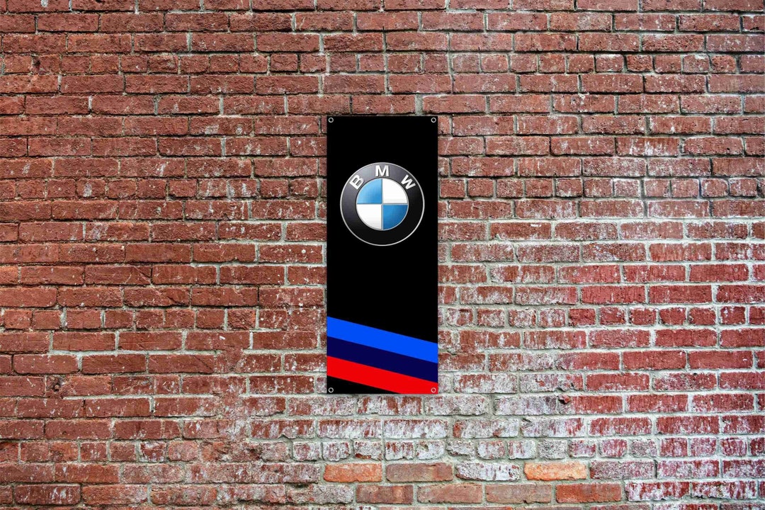Bmw Logo Banner Vinyl Garage Sign,office or Showroom,flag,racin Poster ...