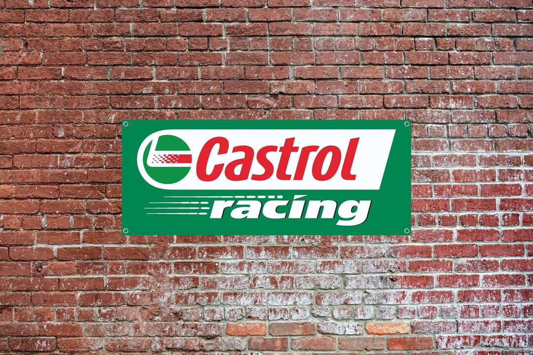 Castrol Logo Banner Vinyl Garage Sign,office or Showroom,flag,racin ...