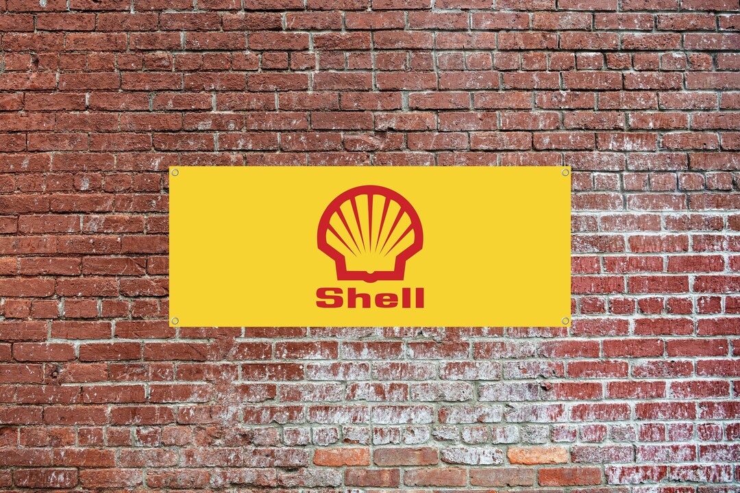 Shell Logo Banner Vinyl Garage Sign,office or Showroom,flag,racin ...