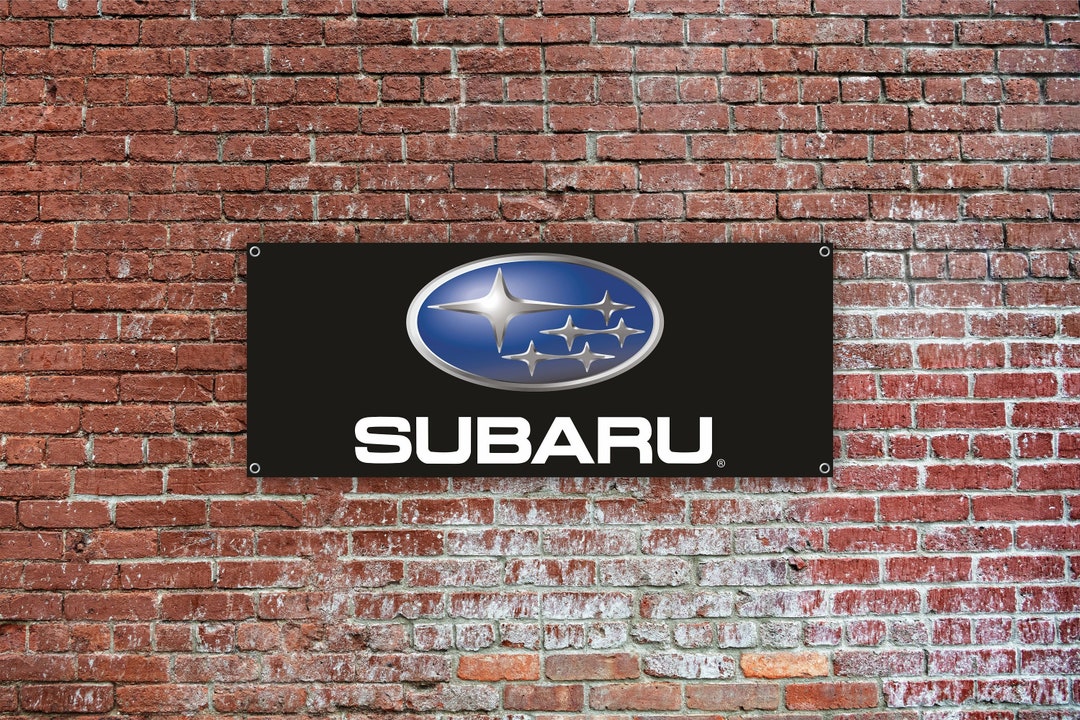 Subaru Logo Banner Vinyl Garage Sign,office or Showroom,flag,racin ...
