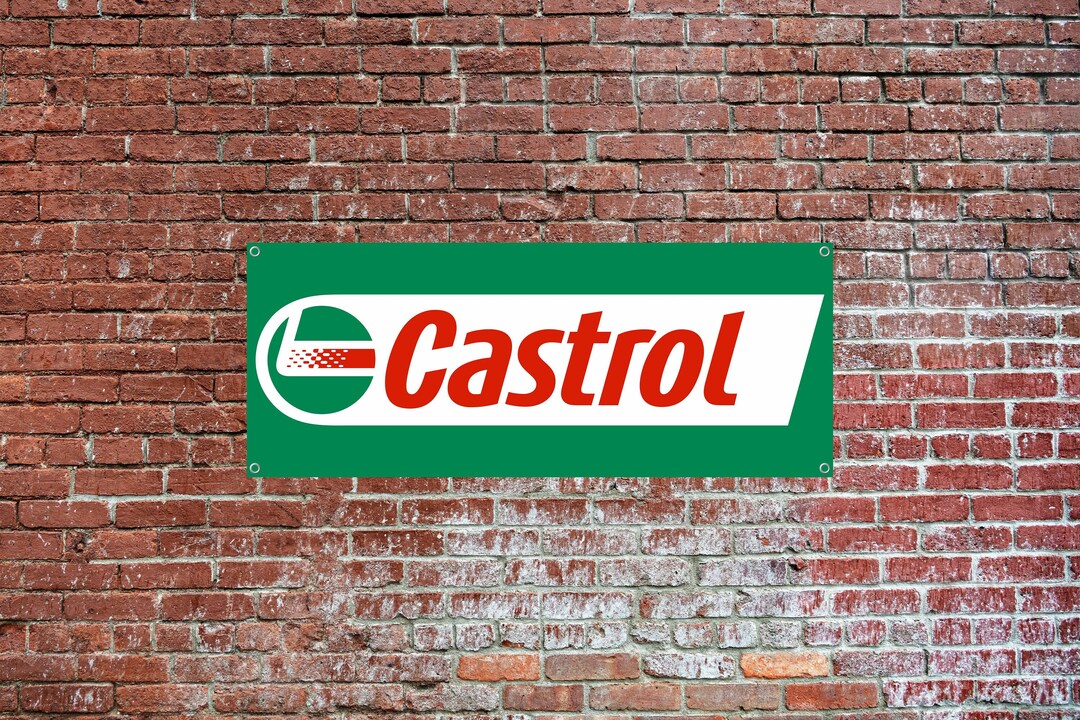 Castrol Logo Banner Vinyl Garage Sign,office or Showroom,flag,racin ...