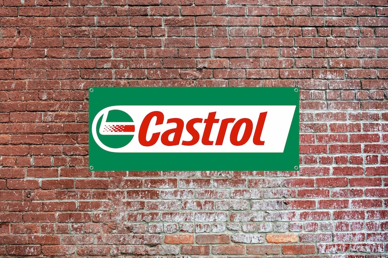 Castrol Logo Banner Vinyl Garage Signoffice or - Etsy