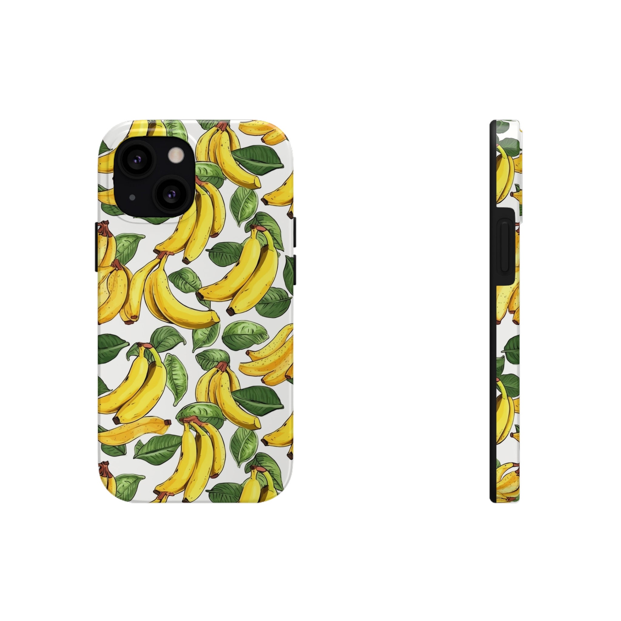 Cute iPhone Phone Case, Fun iPhone Case, Banana, Banana Iphone, Kawaii, Durable, Tough, Cute ...