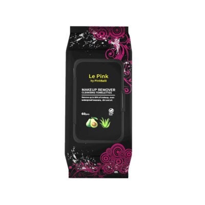 Le Pink Makeup Remover Wipes|facial Wipe Cleansing Towelettes| Gentle ...