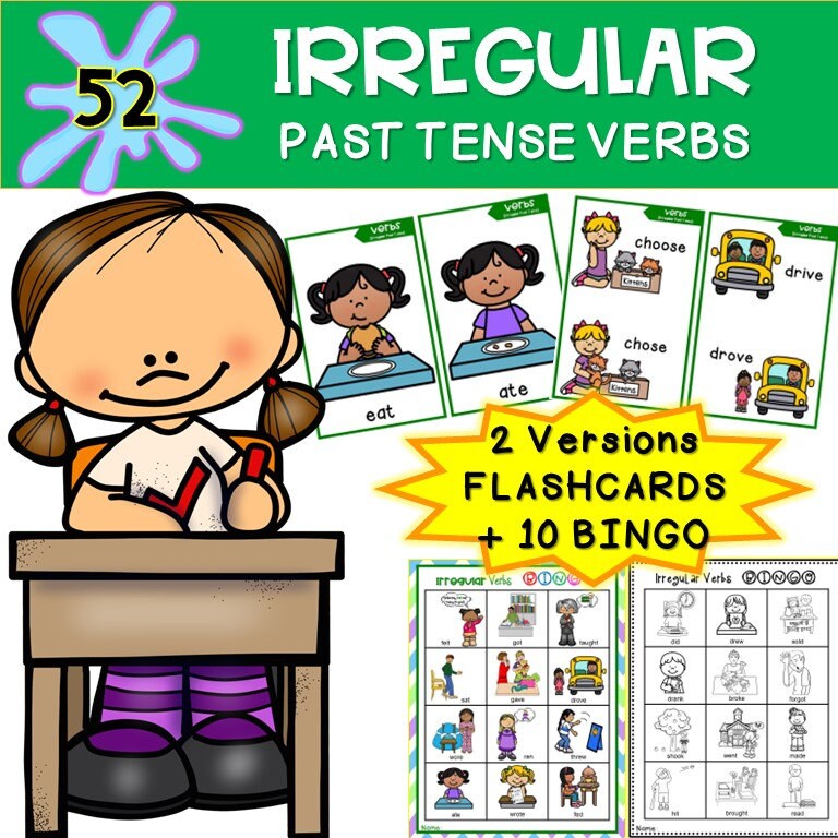 Irregular Verbs Clipart