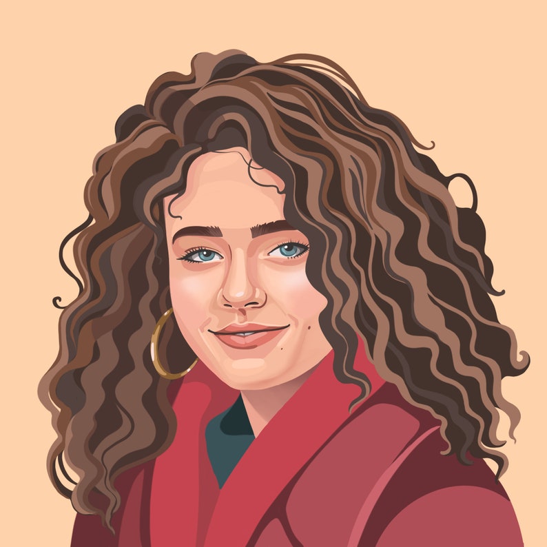 Custom Illustration Detailed Cartoon Individual Portrait - Etsy