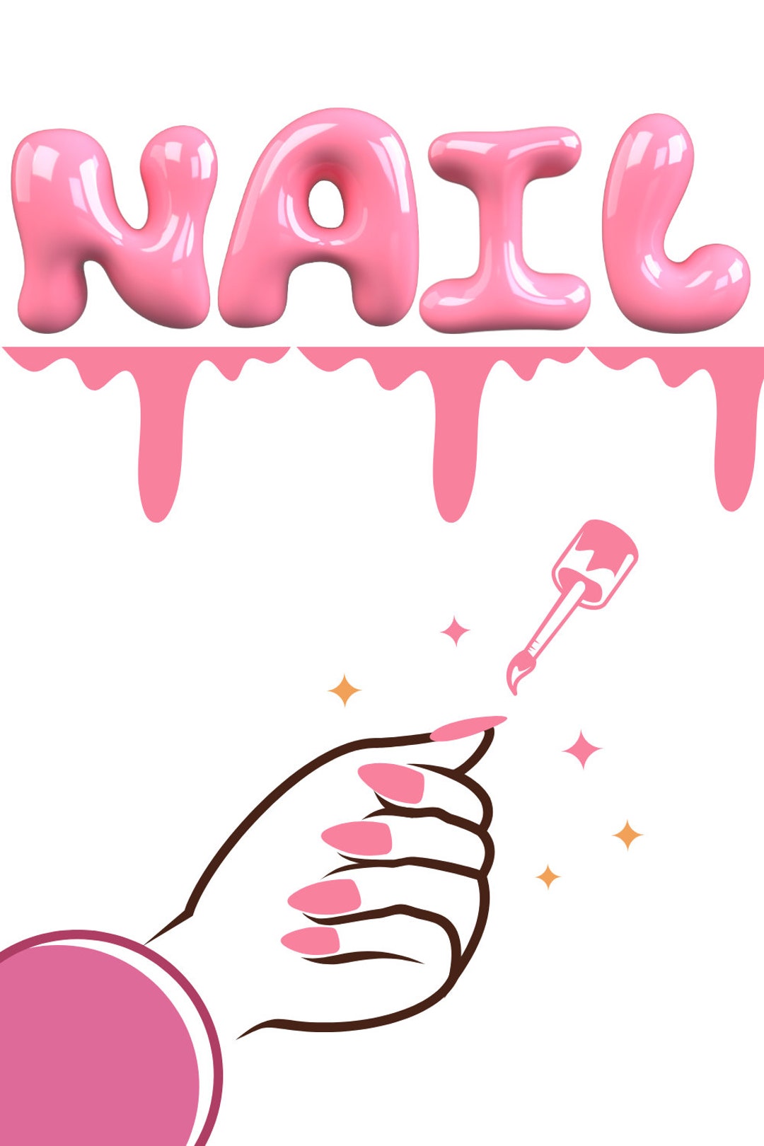 Nail Artist Svg Makeup Svg Nail Saloon Logo Nail Art Cut File. - Etsy