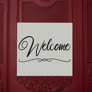 Welcome SVG, Welcome Lettering, Fancy Welcome, Cursive Welcome, Welcome ...