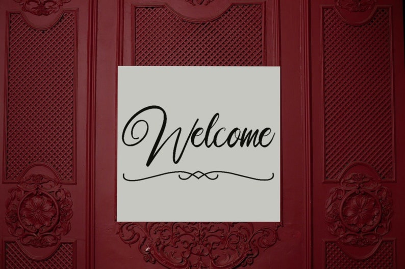 Welcome SVG, Welcome Lettering, Fancy Welcome, Cursive Welcome, Welcome ...