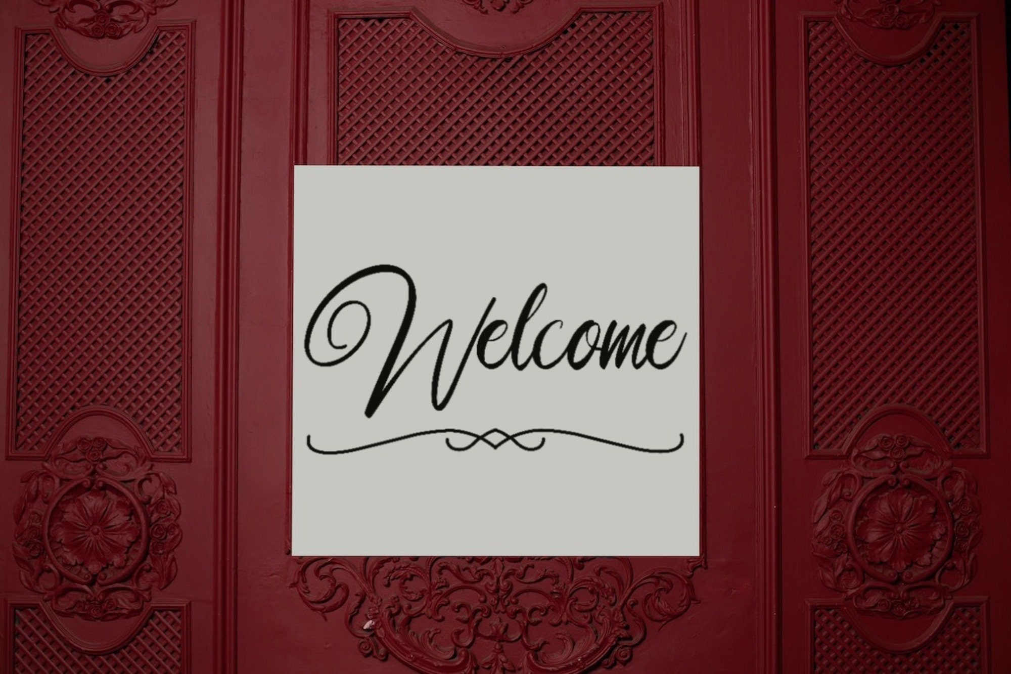Welcome SVG, Welcome Lettering, Fancy Welcome, Cursive Welcome, Welcome ...