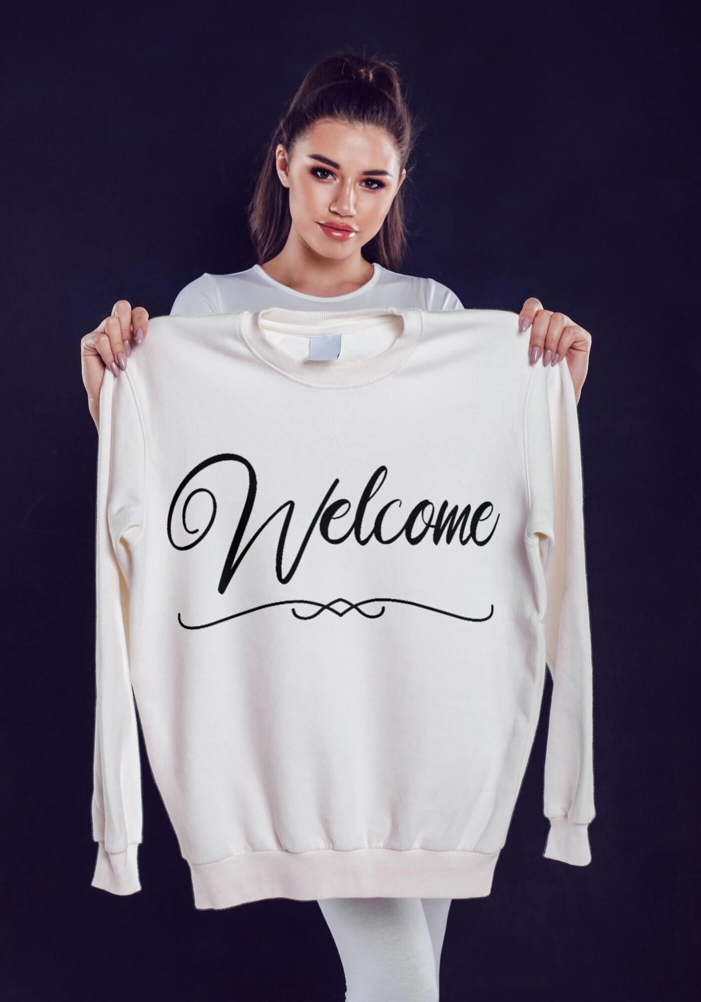 Welcome SVG, Welcome Lettering, Fancy Welcome, Cursive Welcome, Welcome ...