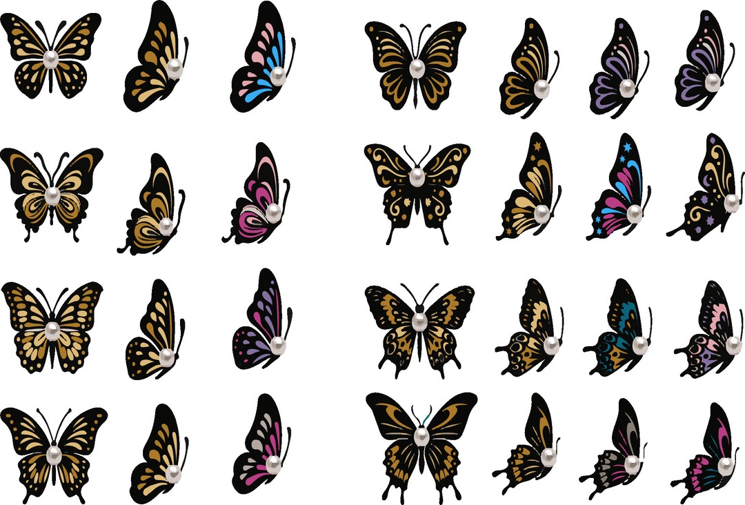 Butterfly SVG, Butterfly Clipart, Butterflies Svg, Butterfly PNG, Cute ...