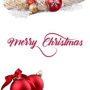 Instant Download Svg Greeting Card Text Decorative Writing Merry ...