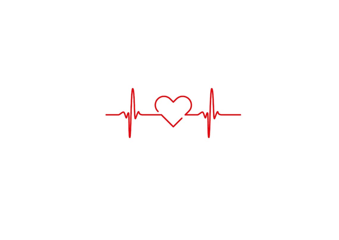 HEART BEAT SVG ,heartbeat Line ,ekg Svg - Etsy