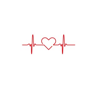 HEART BEAT SVG ,heartbeat Line ,ekg Svg - Etsy