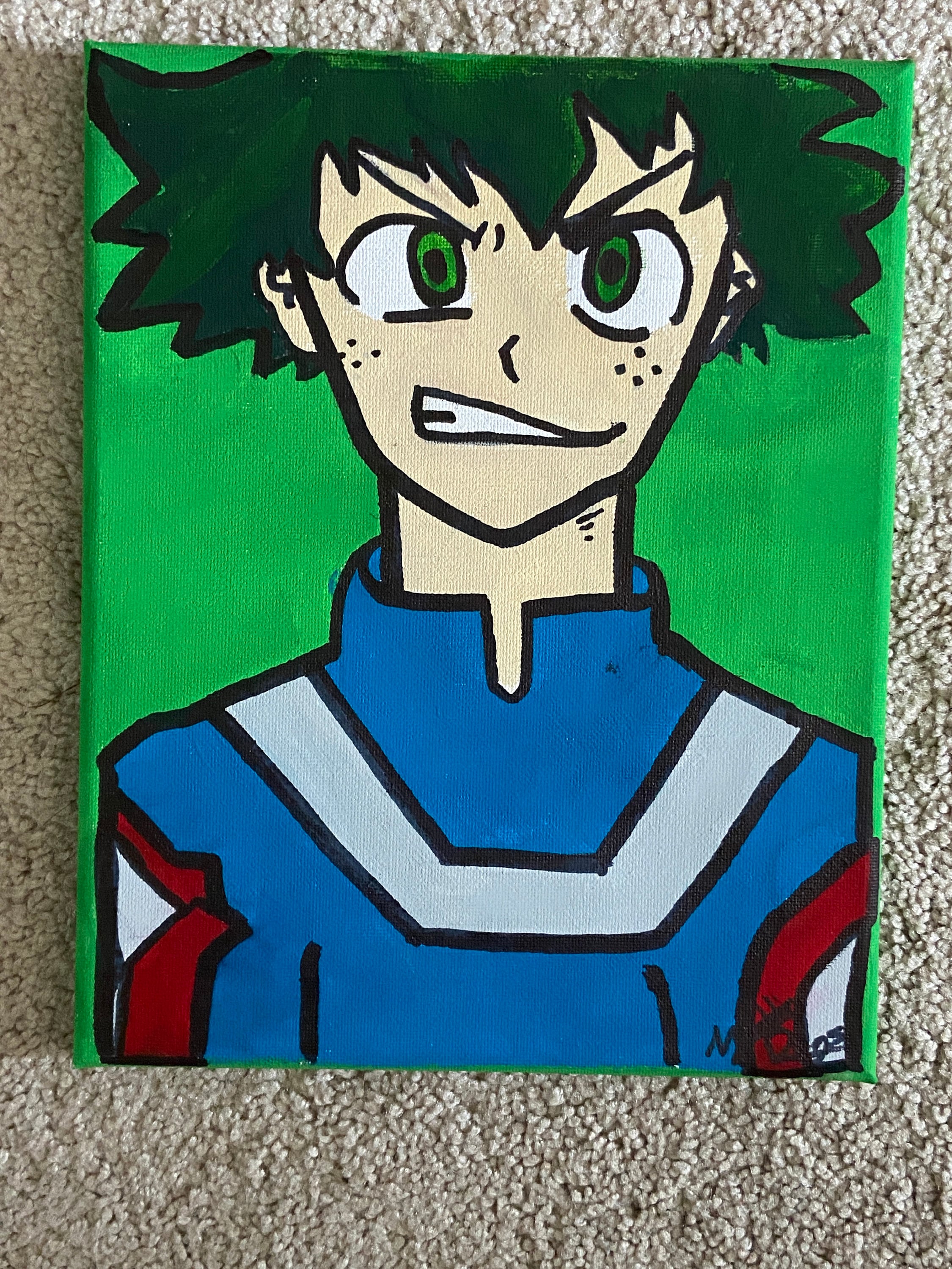 Deku Painting Original - Etsy