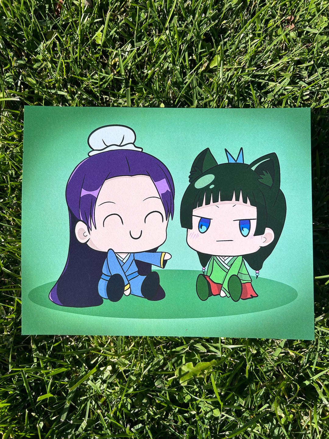 Mao Mao and Jinshi Chibi Print - Etsy