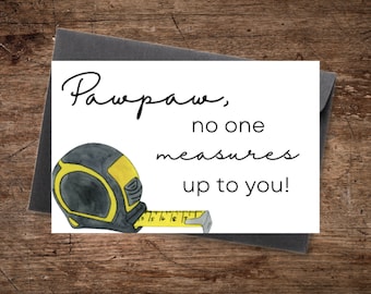 Father's Day Card No One Measures up to You - Etsy