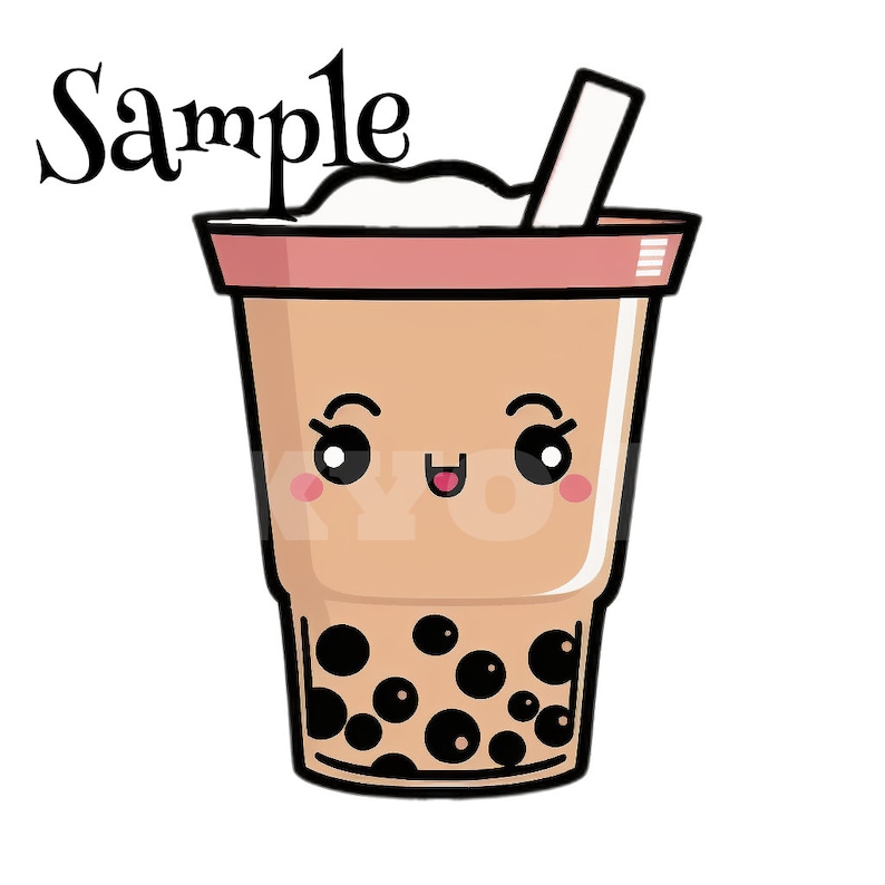 Boba Milk Tea Clip Art Set 10 PNG and JPG Images Digital Download - Etsy