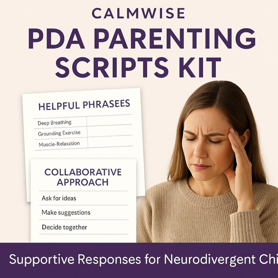 PDA Parenting Scripts Kit PDF – Demand Avoidance Printable Prompts ...