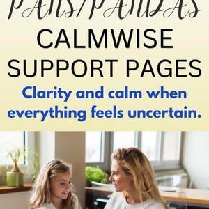 PANS PANDAS Symptom Tracker PDF – Printable Flare Log, Behavior ...