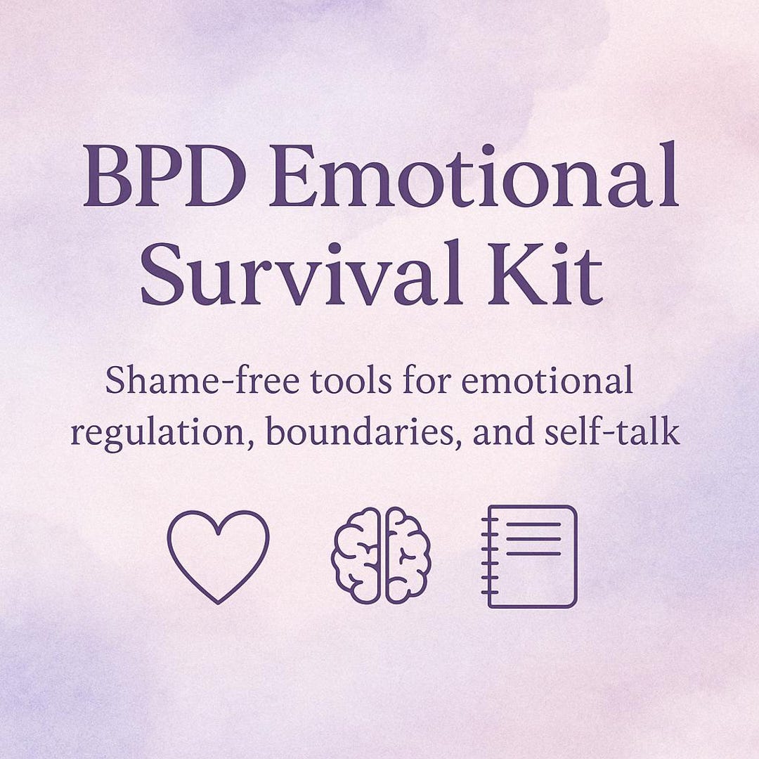 Borderline Personality Disorder (BPD) Printable Kit, Digital PDF ...