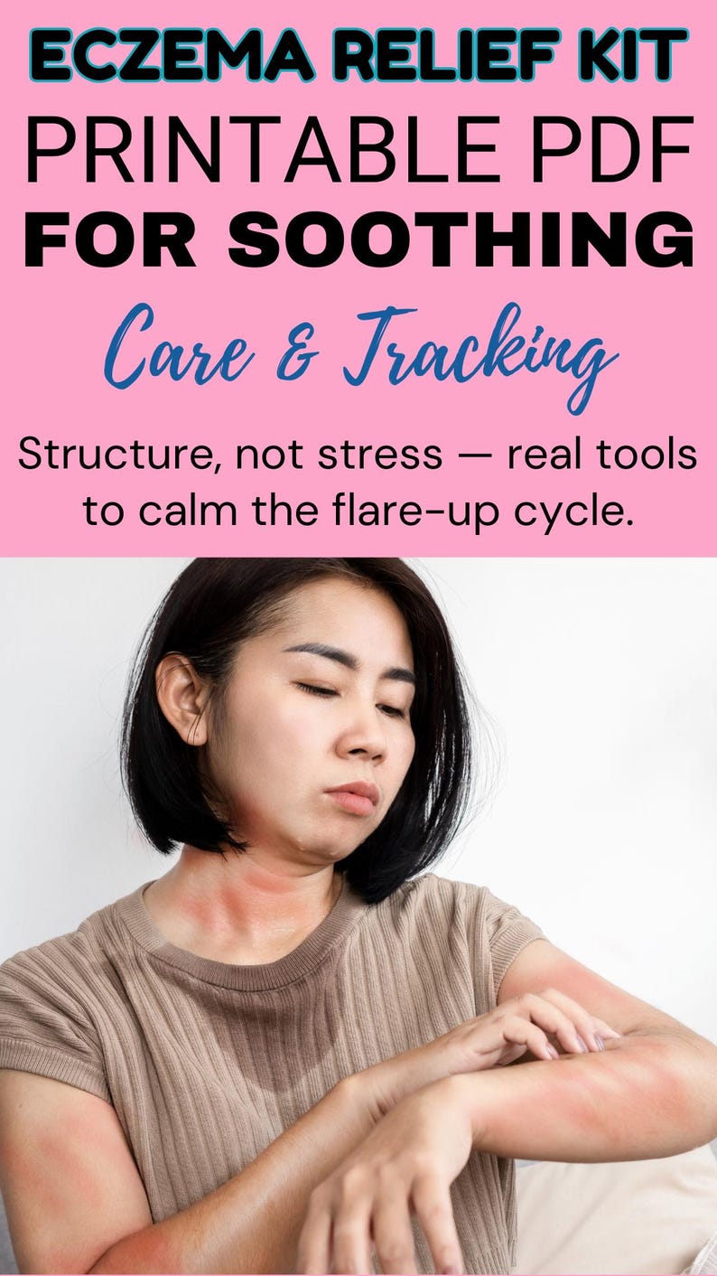 Eczema Relief Kit Guide PDF – Printable Bath Routine, Flare Tracker ...