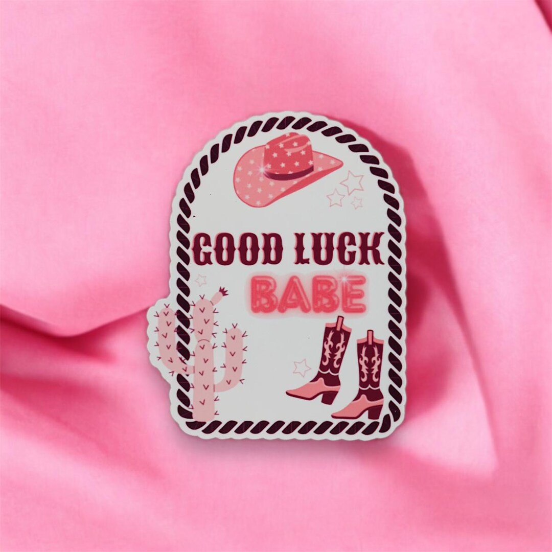 Good Luck Babe Sticker - Etsy
