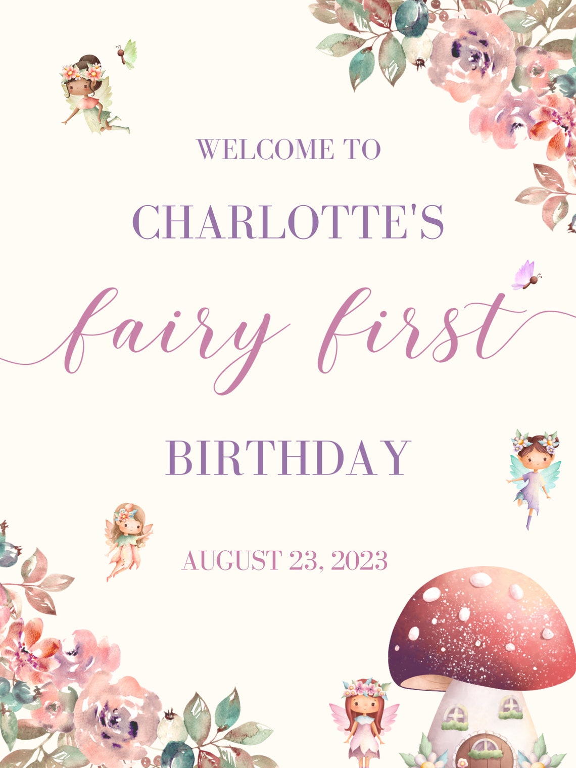 Fairy First Birthday Bundle - Etsy