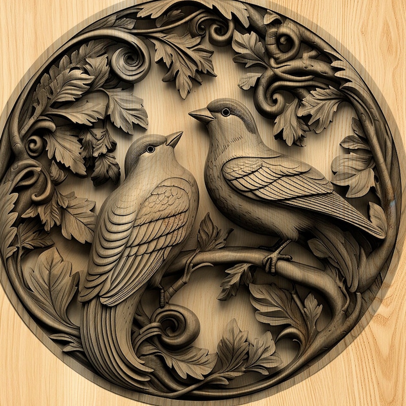 Bird Engraving - Etsy