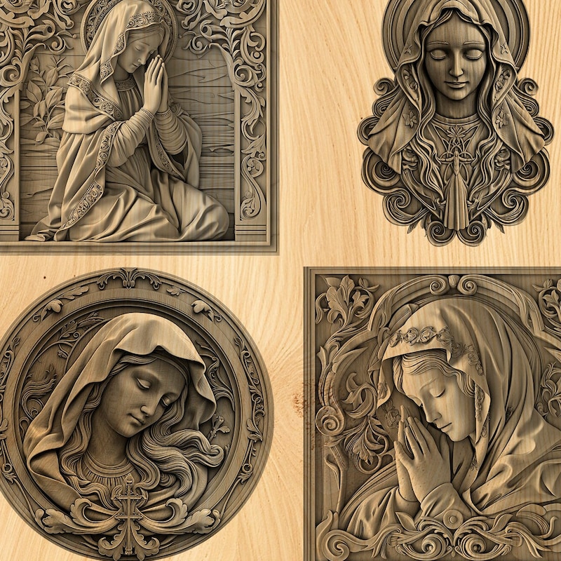 Virgin Mary Pin - Etsy