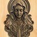 Virgin Mary Laser Engraving File 3d Illusion PNG and Lightburn File ...