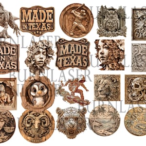 Mega Bundle X165 Laser Engraved Designs PNG | Artful Laser Wall Art ...